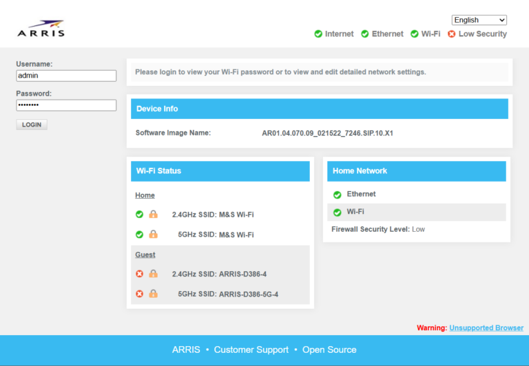 Configuring a Static IP on ARRIS 3442 and TG4441B modem - Help Centre ...